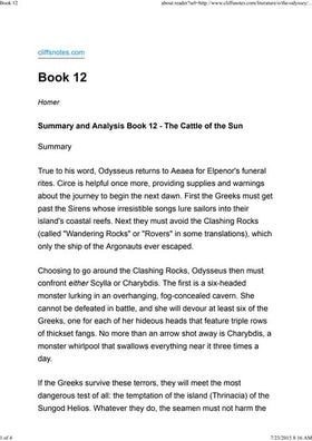 Odyssey | PDF