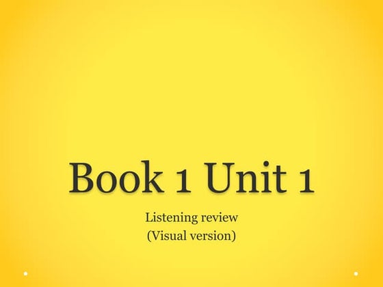 New Horizon Book 1 unit 5(2016-2017) | PPTX