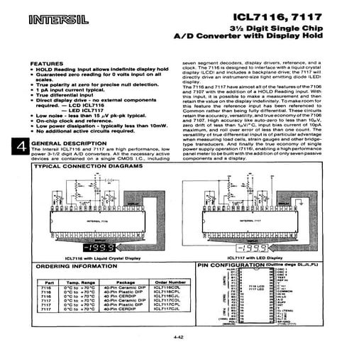 icl7116 | PDF