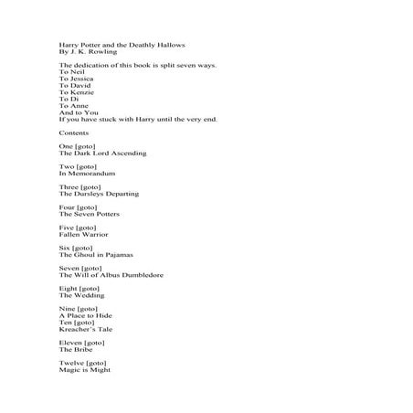 Book 7 harry potter and the deathly hallows | RTF