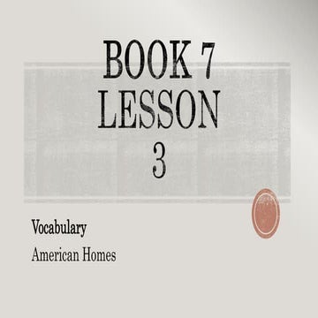 Book 7 L3 ŞEVİK | PPT