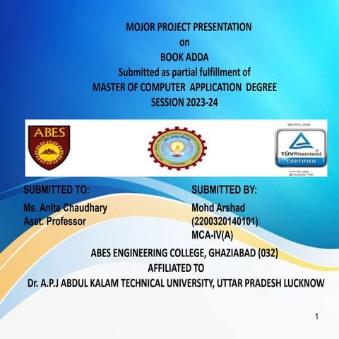 Presentation of Online Book Store Bookadda.pptx