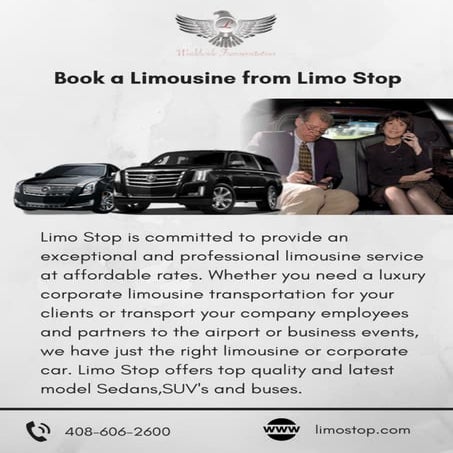 Book a Limousine from Limo Stop | PDF
