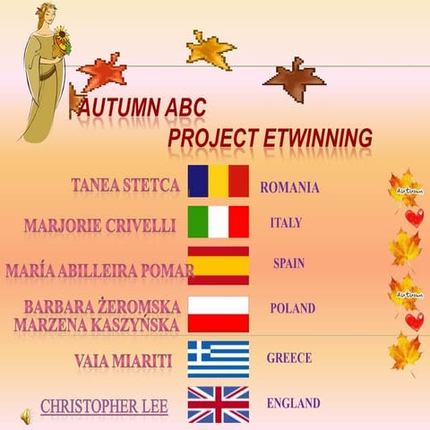 Book autumn abc | PPT