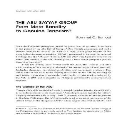 Book chapter asg banditry or terrorism | PDF