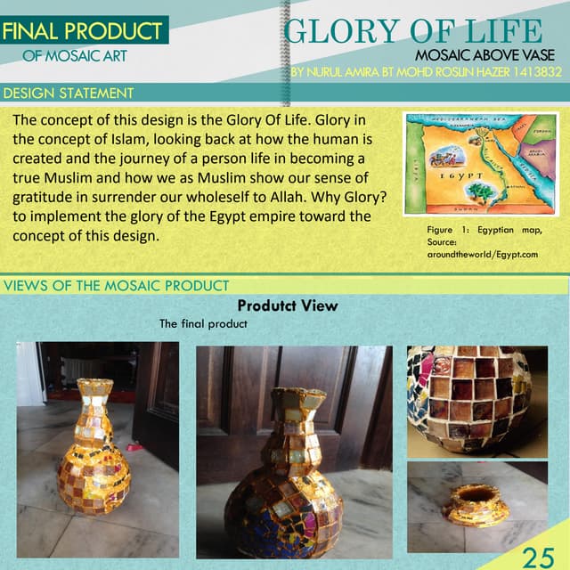 Book chapter Project 2 (Mosaic Vase Final) (All Students) | PDF