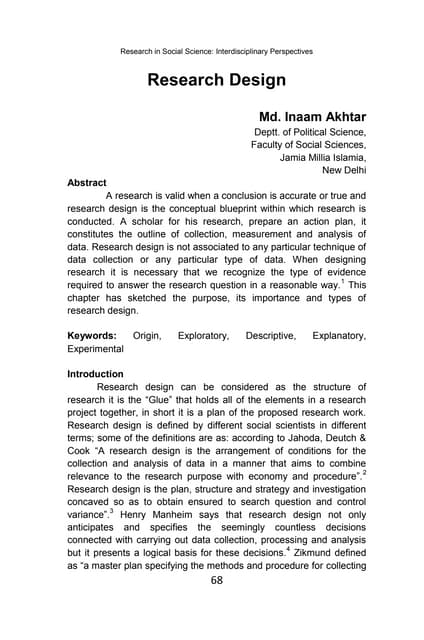 Chapter 2 Qualitative Research Design | PPTX | Science