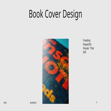Book Cover Design for designers from begin | PPTX