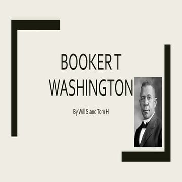 Booker T Washington | PPTX