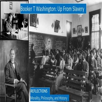 Autobiography of Booker T Washington, Up From Slavery | PDF
