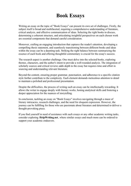 Book Review Sample Essay.pdf