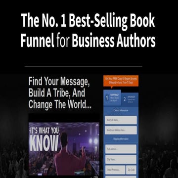 The No. 1 Best-Selling Book Funnel for B2B Authors | PPT