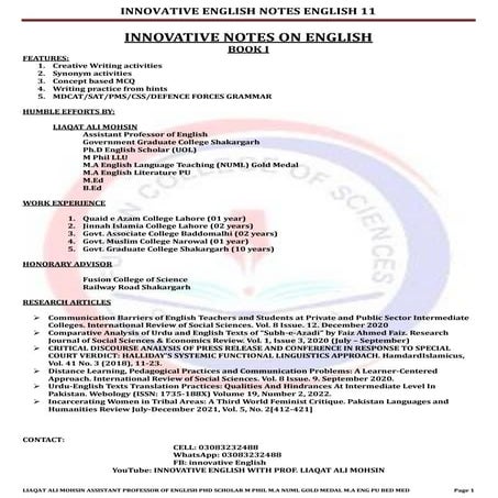 INTERMEDIATE ENGLISH PART I BOOK I SHORT STORIES | PDF