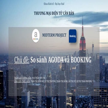 Booking agoda | PPT