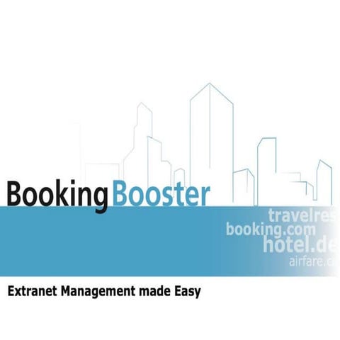Booking Booster Extranet made Easy | PPTX | Travel Accessories | Travel