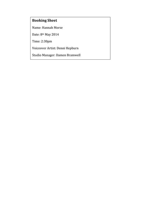 Animation storyboard 100113 | PDF