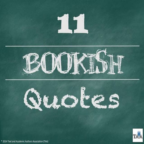 11 Bookish quotes | PPT