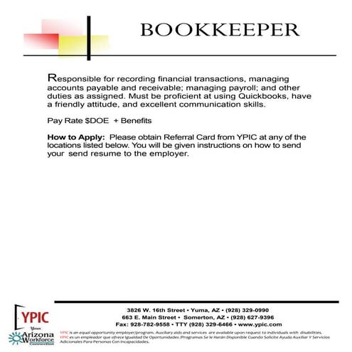 Bookkeeper | PDF