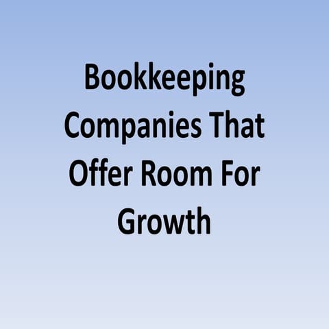 What is The Difference Between Bookkeeping and Accounting? | PPTX