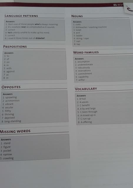 Proficiency masterclass unit 5 key | PDF