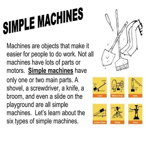 SIMPLE MACHINES BOOKLET | PDF