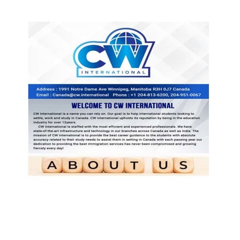 CW International Services | PDF