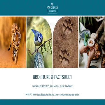 Bookmark Resorts Jogi Mahal Ranthambore Brochure Factsheet | PPT
