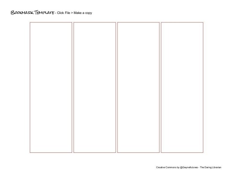 Avery Bookmark Template Printable