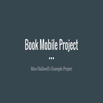 Book Mobile Project Example | PDF | Fantasy | Genres