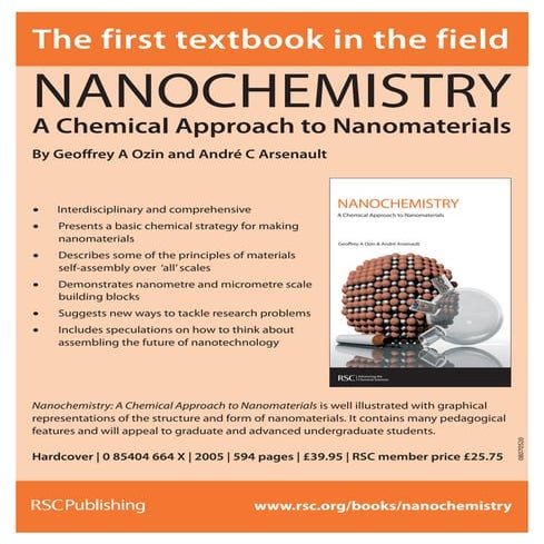 Book nanochemistry a_chemical_approach_to_nanomaterials | PDF