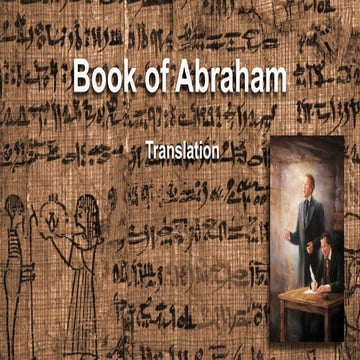 Book of Abraham Translation | PDF