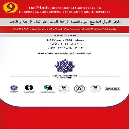 Book of Abstracts of the Ninth International Conference on Languages ...