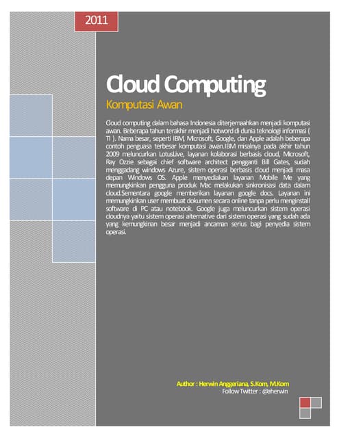 MAKALAH CLOUD COMPUTING | DOCX