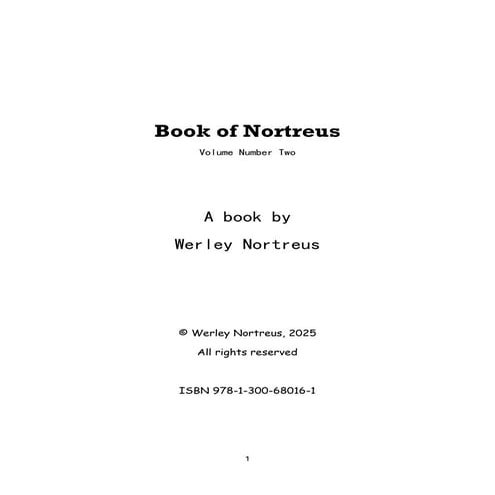 Book of Nortreus: Volume Number Two (Preview) | PDF