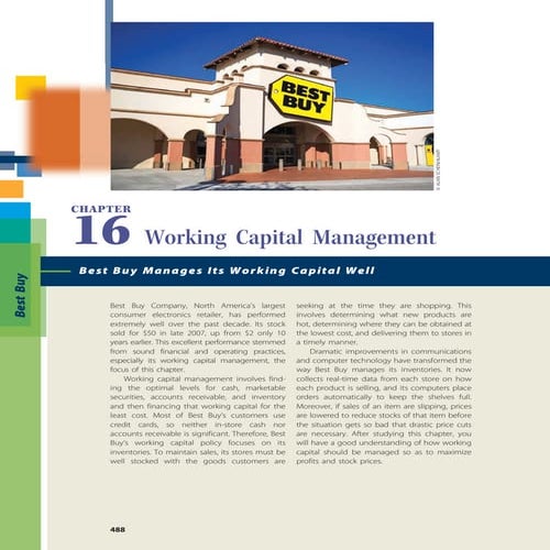 Book pdf- Working capital management ( cost of capital and working ...