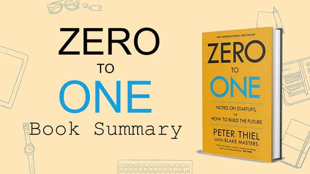 Zero to one by PeterThei | PDF