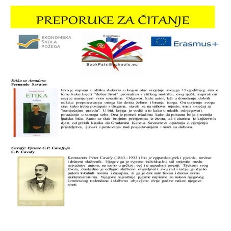 Preporuke za čitanje | PDF