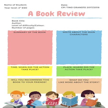 Book report 2º eso | PDF