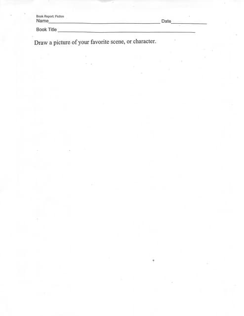 Paper bag book report overview | PDF