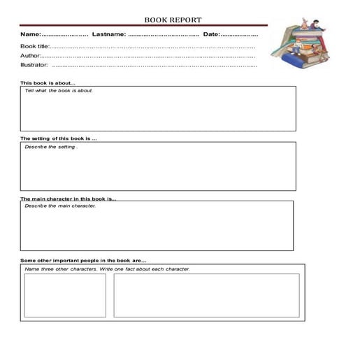 Bookreport 6º | DOCX