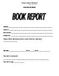 Format for book report: Purdue OWL: Book Report