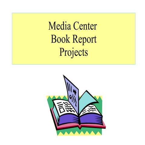 Book Report Projects | PPT