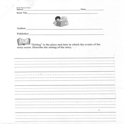 Book report setting | PDF