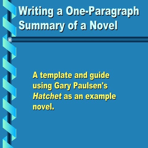 Book report summary | PPT