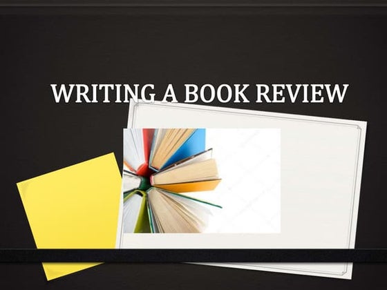 How to write a book review ? | PPT | Publishing Industry | Industries