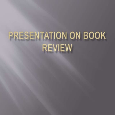 Book review | PPTX