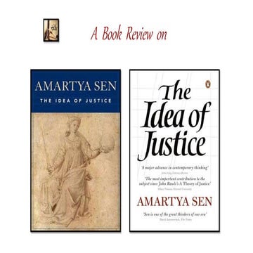 Book review - Amartya Sen's Idea of Justice | PPTX