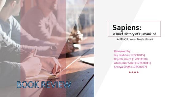 SAPIENS: A BRIEF HISTORY OF HUMANKIND | PPT
