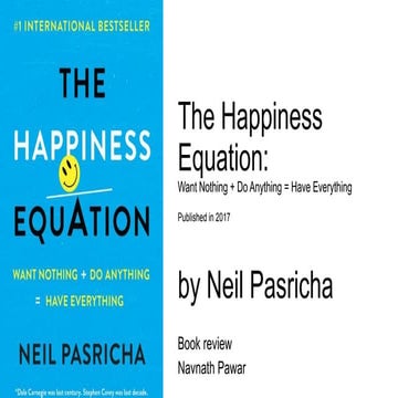 The Happiness Equation Book Review | PPTX