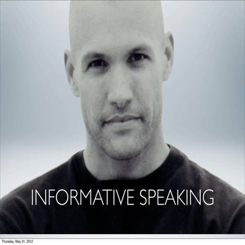 Informative Speaking | PPT